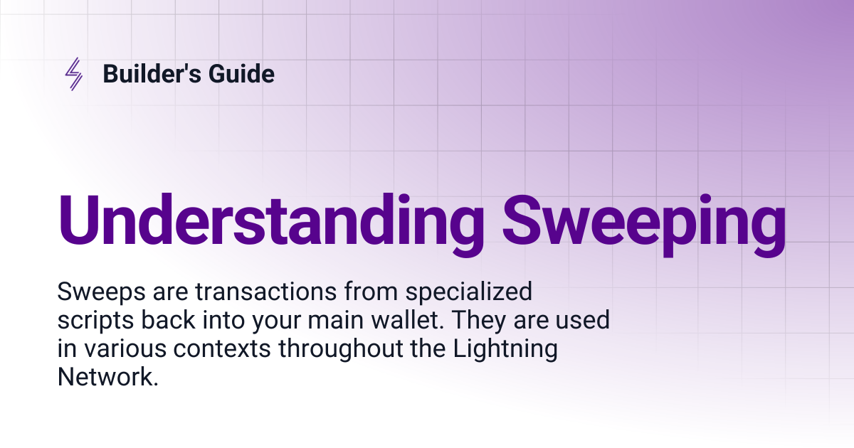 Understanding Sweeping | Builder's Guide